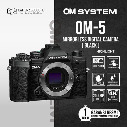 Jual OLYMPUS OM SYSTEM OM-5 Mirrorless Camera Digital OM5 - Silver ...