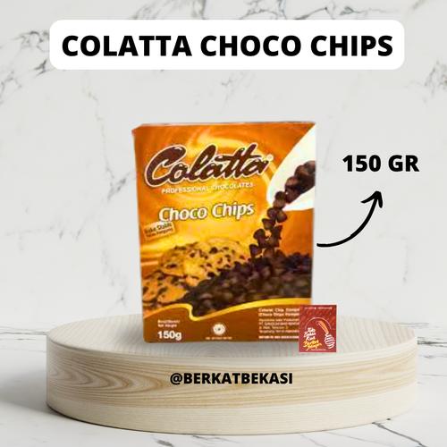 Jual COLATTA CHOCO CHIPS COKLAT COKELAT CHIP COMPOUND 150GR - PCS ...