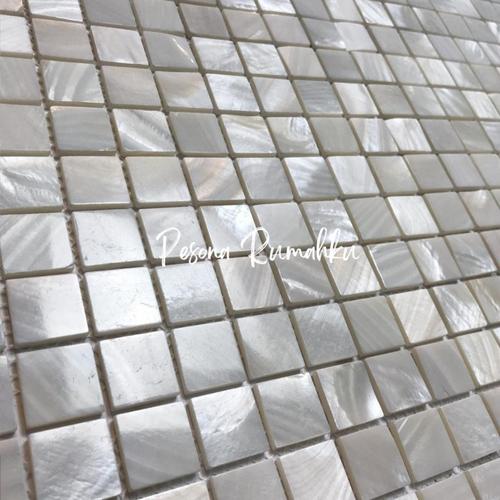 Jual Mosaic Mozaik Kolam Renang Warna Putih Merk Venus Type Pearly ...