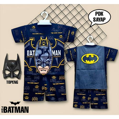 Jual Baju Setelan Anak Superhero Batman Muka Sayap Ada Topeng - BAT ...