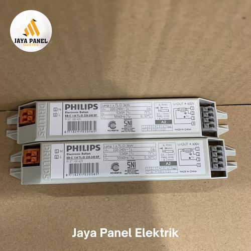 Jual Philips electronic ballast 1x36w TL-D 220-240v EP - Jakarta Pusat - Jaya Panel Elektrik ...