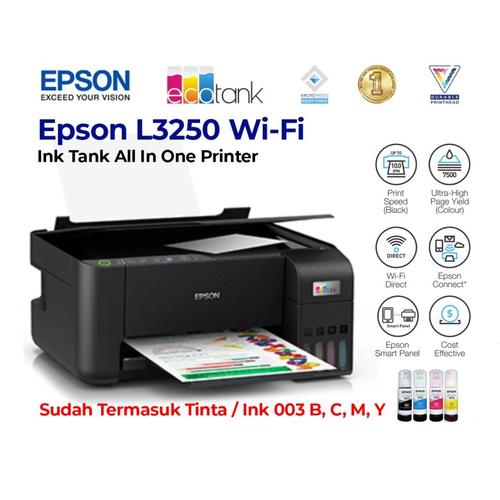 Jual PRINTER EPSON L3250 WIFI PRINT SCAN COPY ALL IN ONE - Kota Bandung ...