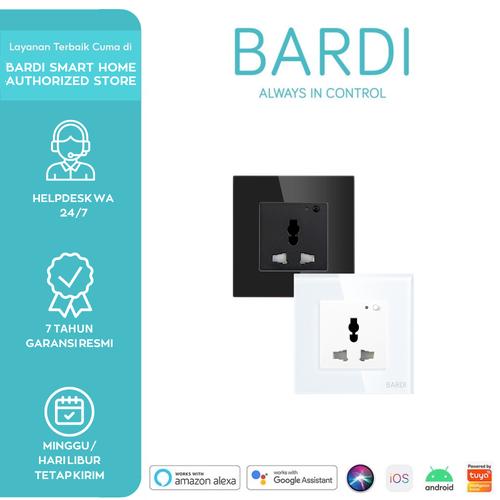 Promo BARDI Smart Wall Socket UNI Colokan Dinding Pintar WiFi IoT ...