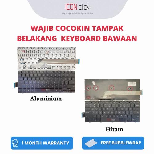 Jual Keyboard Laptop Dell Inspiron 14-5468 14-5480 hitam - Alumunium ...