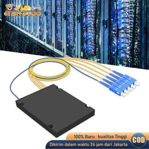 Jual 1:4 1:8 Modular Splitter SC UPC Fiber Optic Splitter Box Wire Harness - 1:4 - Kota ...