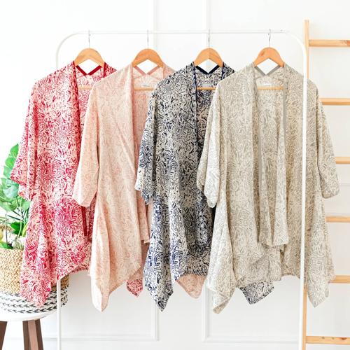 Promo OUTER BATIK WANITA MODERN BERLENGAN LUARAN WANITA BATIK PREMIUM ...