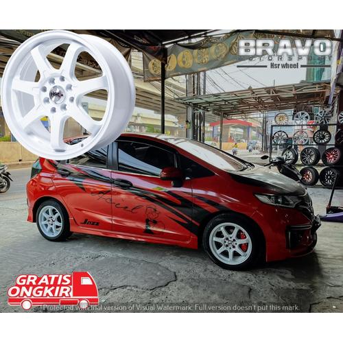 Jual PAKET VELG MOBIL RING 16 HONDA JAZZ R16 HSR BOROKO TJH WHITE JDM STYLE - VELG+BAN - Jakarta ...
