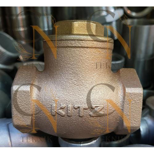 Jual Swing Check Valve KITZ 4" Inch Class 125 W.O.G Brass Kuningan ...