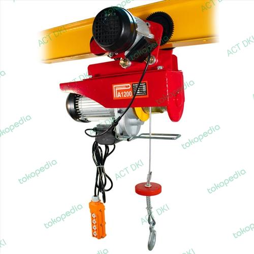 Jual electric mini hoist set / katrol listrik 500/100kg x 20 meter ...