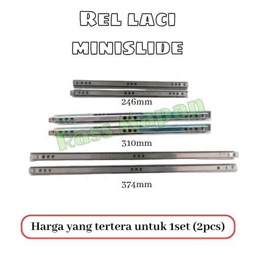 Jual Rel Laci Keyboard Minislide Mini Slide Bearing Huben MINISLIDE MS ...