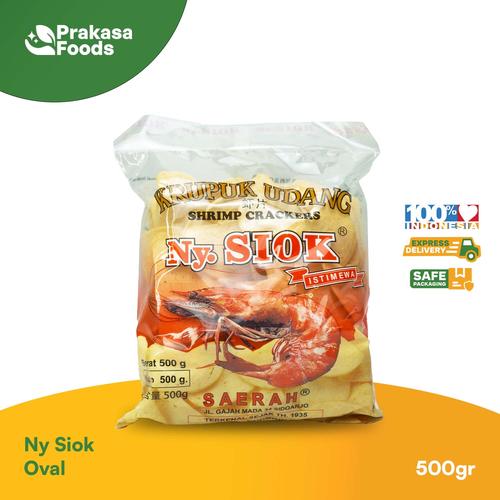 Jual Ny Siok Kerupuk Udang Oval Mentah 500gr - Kota Tangerang - Prakasa ...