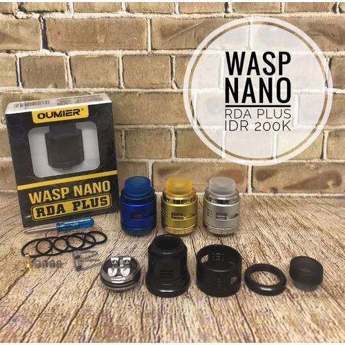 Jual Wasp Nano RDA Plus by Oumier - Jakarta Pusat - Cikini Vape | Tokopedia