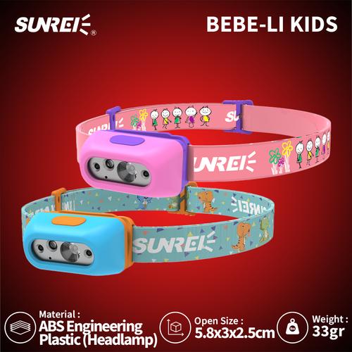 Promo Lampu Kepala Anak Sunrei Bebe-Li Kids Headlamp Rechargeable ...