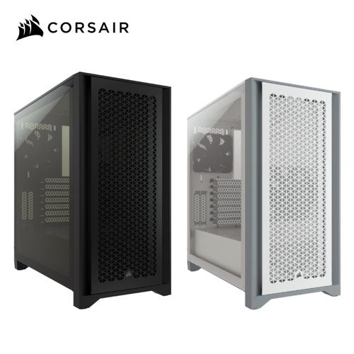 Jual CASING CORSAIR 4000D AIRFLOW BLACK WHITE ATX TG TYPE-C GPU ...