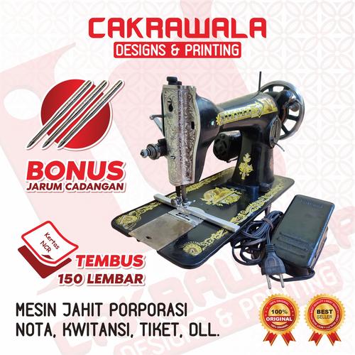 Jual MESIN JAHIT PORPORASI - ALAT SOBEK PORPORASI KERTAS NOTA, KARCIS ...