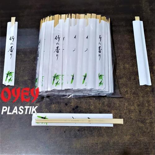 Jual (Isi 100) Sumpit tensoge bambu - sumpit gandeng sekali pakai ...