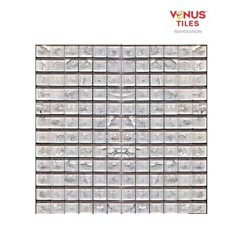 Jual Backsplash Tile Glass Mosaic Type Venus Capella White - Kota Depok ...