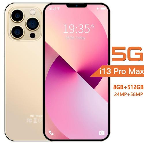 Jual Hot Sale Penjualan Asli i13 Pro max Smartphone 5G 8GB + 256GB ...