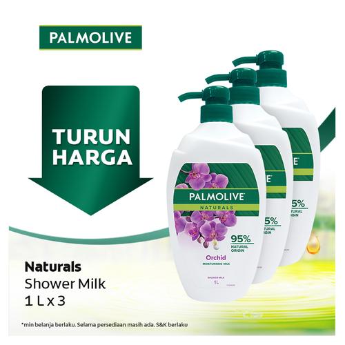 Promo Palmolive Naturals Milk & Orchid Sabun Mand 1L - Isi 3 - Kota ...