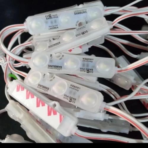 Jual lampu led modul 3 mata saso samsung DC 12V 1.5W putih 6500K 100Pc - Kota Tangerang - led ...