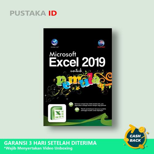 Jual Buku Microsoft Excel 2019 Untuk Pemula - Kota Tangerang - Pustaka ...