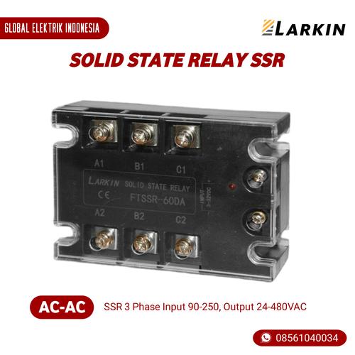 Jual Solid State Relay SSR 3 Phase 40A AC ke AC 90-250VAC FTSSR-40AA ...