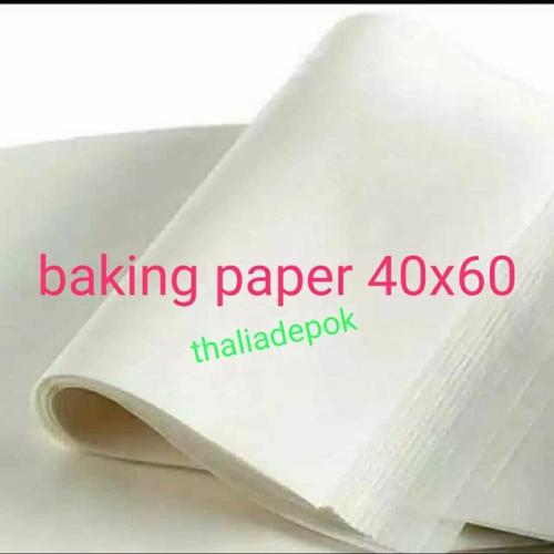 Jual BF BAKING PAPER/KERTAS PANGGANG 40X60 WARNA PUTIH ISI 5 ECER, BS ...