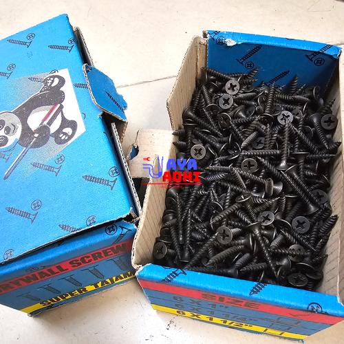 Jual Skrup Gypsum 6x1 Sekrup Kayu Drywall 6 x 1 Baut Gipsum JMS Panda ...