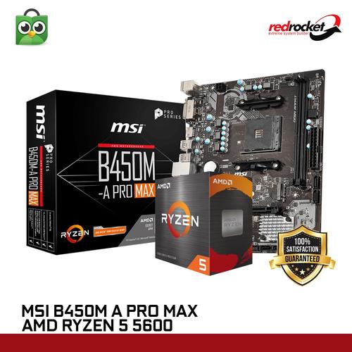 Jual paket motherboard + prossesor AMD ryzen 5 5600 - Kab. Sleman - Red ...