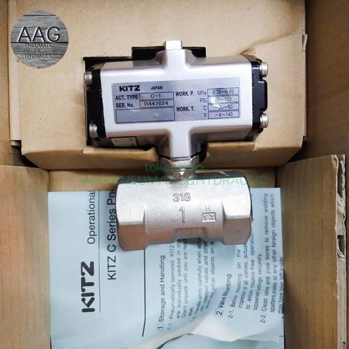 Jual BALL VALVE ACTUATOR KITZ C-UTE 1 / C-1 / R447624 DRAT 1" - Jakarta ...