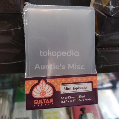 Jual TOP LOADER SULTAN, UKURAN MINI, ISI 25, TEBAL 35PT, 2,6" X3,7" - Jakarta Barat - Auntie's ...