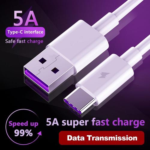 Jual Kabel Data Lightning Cable For Android Type C 1M 5A Fast Charging ...