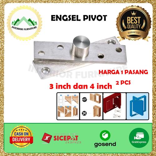 Jual Engsel Pivot Jendela Stainless Steel ukuran 3 inch & 4 inch.. - 3 ...