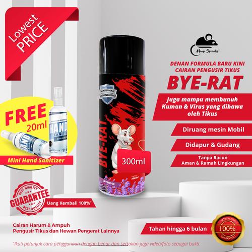 Jual CAIRAN PENGUSIR TIKUS BYE-RAT LAVENDER/RAT REPELLENT/ANTI RAT 300ML - Kota Tangerang ...
