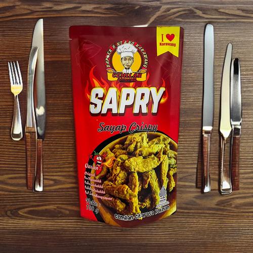 Jual Sayap Crispy SAPRY Pedas | 100 gr | Rumah BUMN Karawang - Kab ...