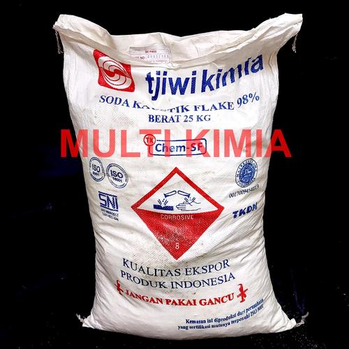 Jual CAUSTIC SODA TJIWI KIMIA Flake | Netto: 25kg - Jakarta Pusat ...