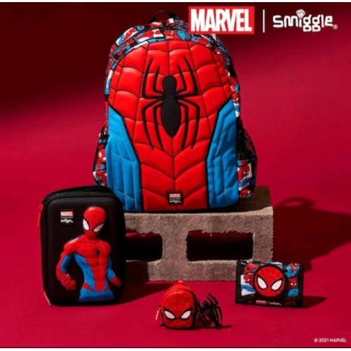Jual Tas Smiggle Backpack Spiderman Hoodie Marvel - spiderman - Jakarta ...
