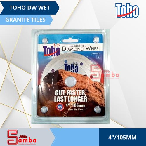 Jual Toho Mata Potong Keramik basah Granite 4 inch / Diamond Wheel wet Basah 105 mm Original ...