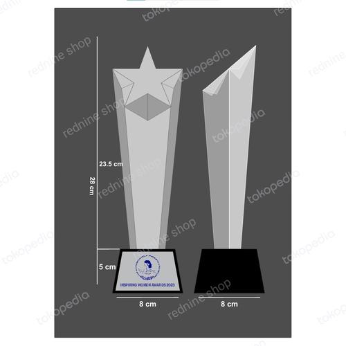 Jual Plakat Piala Resin/Piala Resin Custom/Vandel/Piala Premium+Box ...