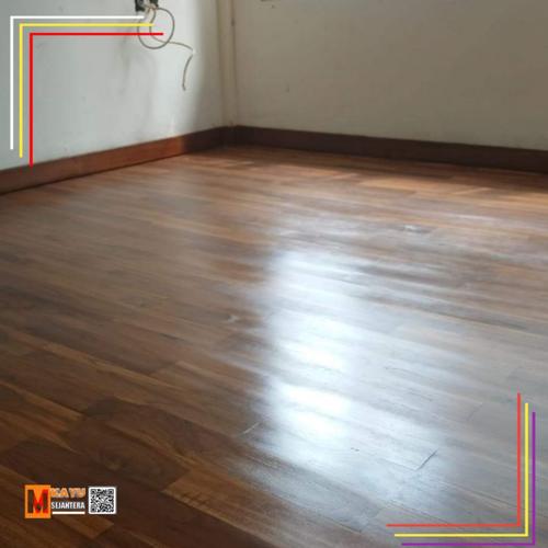 Jual Lantai Parket Kayu Jati Asli Lebar 7 cm Parquet Flooring - Kota ...