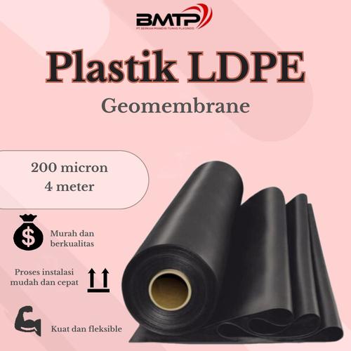 Jual Plastik Geomembran LDPE Tebal 200 Micron Lebar 4 Meter / per 1 meter - Kab. Cilacap ...