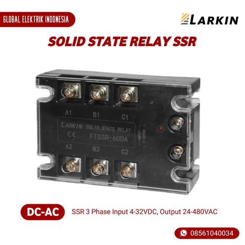 Jual Solid State Relay SSR 3 Phase 100A DC ke AC 4-32VDC FTSSR-100DA LARKIN - Jakarta Barat ...