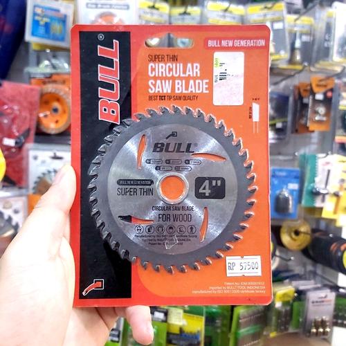 Jual Mata Pisau Kayu Circular Saw BULL 4" 40T SUPER THIN - Kab. Purworejo - Harapan Tani Tools ...