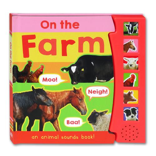 Jual Farm animal sound book buku bersuara hewan peternakan interaktif ...