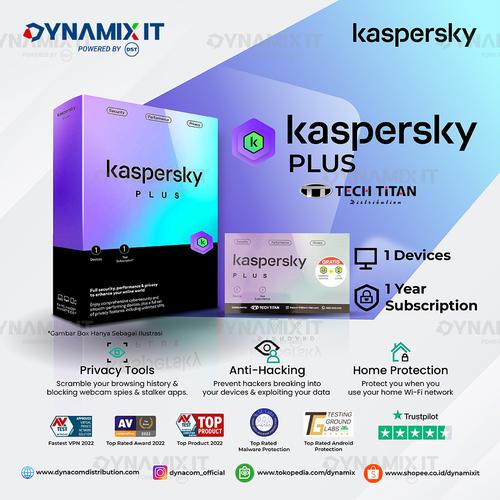 Jual Anti Virus Kaspersky Plus - 1 Device 1 Year Subscription - Kota Surabaya - DYNAMIX IT ...