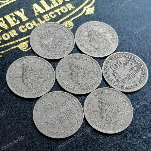 Jual Koleksi Uang Koin 100 Rupiah Gunungan Wayang Tahun 1978 - Used ...