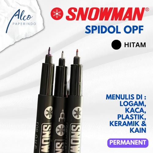 Jual Spidol OPF Snowman Hitam - Kota Semarang - Alco Paper | Tokopedia