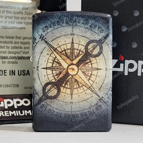 Jual Zippo Original Compass Ghost Design 540 Color 4 Sides 48562 ...