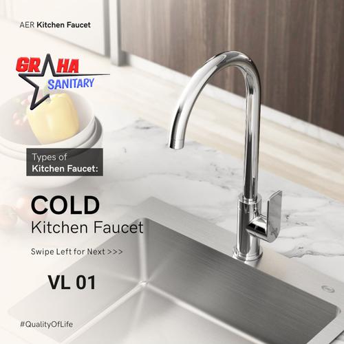 Jual AER KRAN KERAN DAPUR DINGIN ANGSA KITCHEN SINK LUXURY CUCI VL 01 VL01 - Kota Surabaya ...
