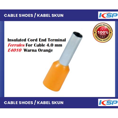 Jual Skun kabel ferrules 4mm KSP warna orange tipe E-4010 - Jakarta Barat - Nusantara Danadyaksa ...